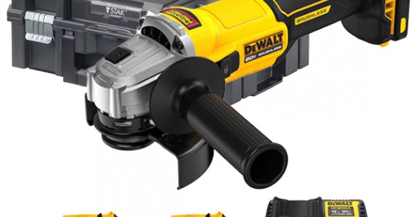 DEWALT 20V MAX BRUSHLESS XR® 4" SLIDE SWITCH SAG (5.0AH x2) DCG407P2T