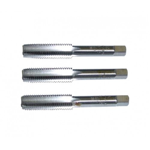 HTD "BSW" TUNGSTEN STEEL (SKS2) 3-PC HAND TAP SETS